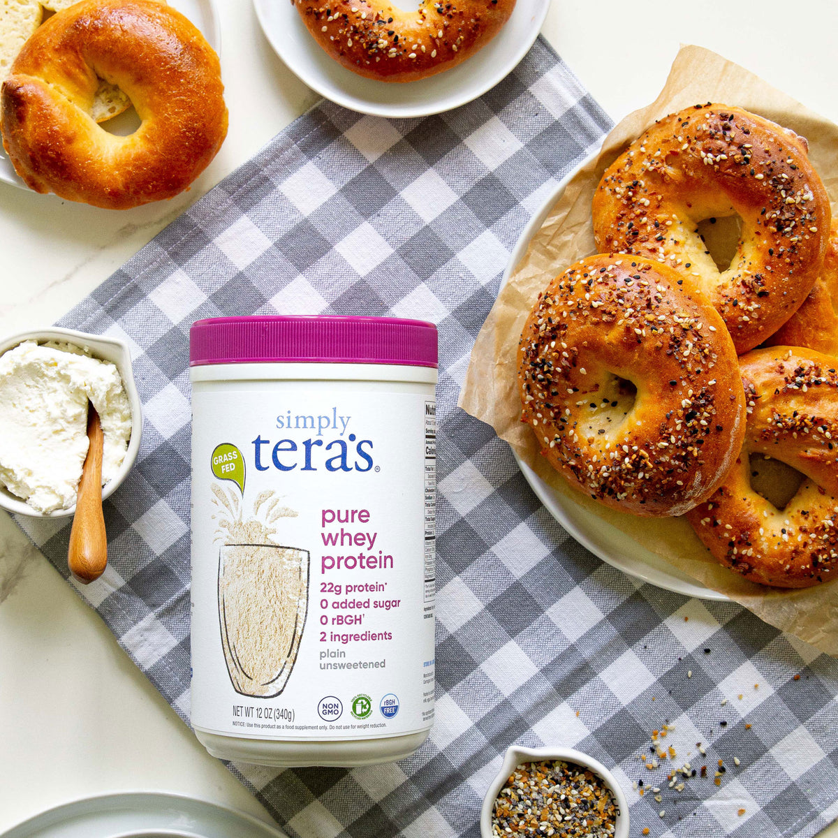 homemade protein bagels – simplyteras.com